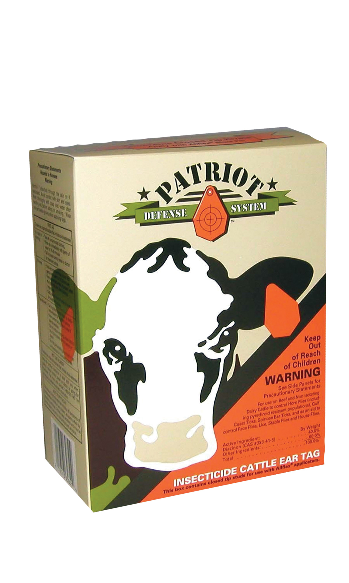 PATRIOT INSECTICIDE CATTLE EAR TAG - My Pet Store and More | Pet ...